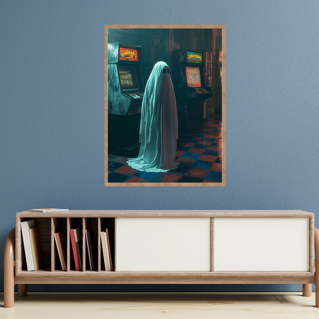 Ghost at the Arcade Print – Big Art Shop