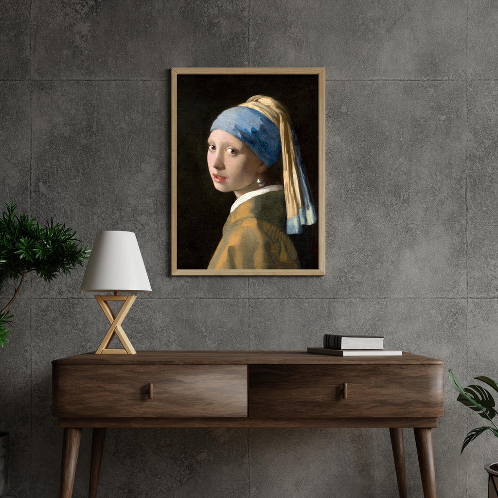 Vermeer Girl with a Pearl Earring Print – Big Art Shop