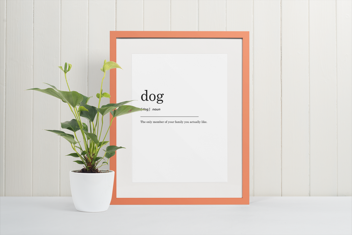 Dog Definition Print – Big Art Shop