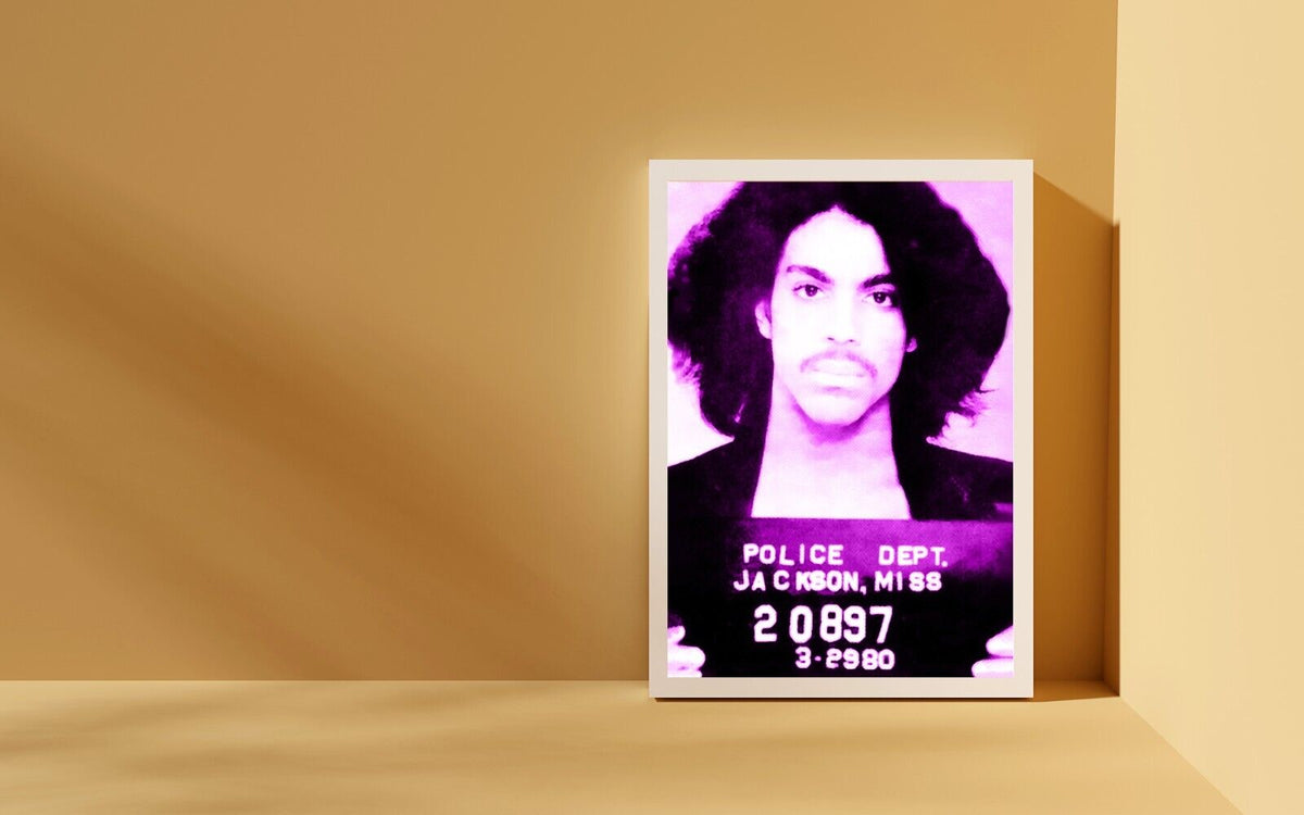 The Prince Mugshot After Mississippi Arrest 1980 | Art Exhibition Prin ...