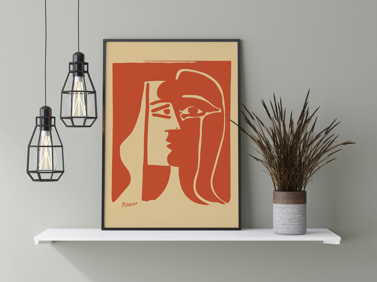 Picasso's Ladies Portrait Poster Art Drawing | Exhibition Print in Hig ...