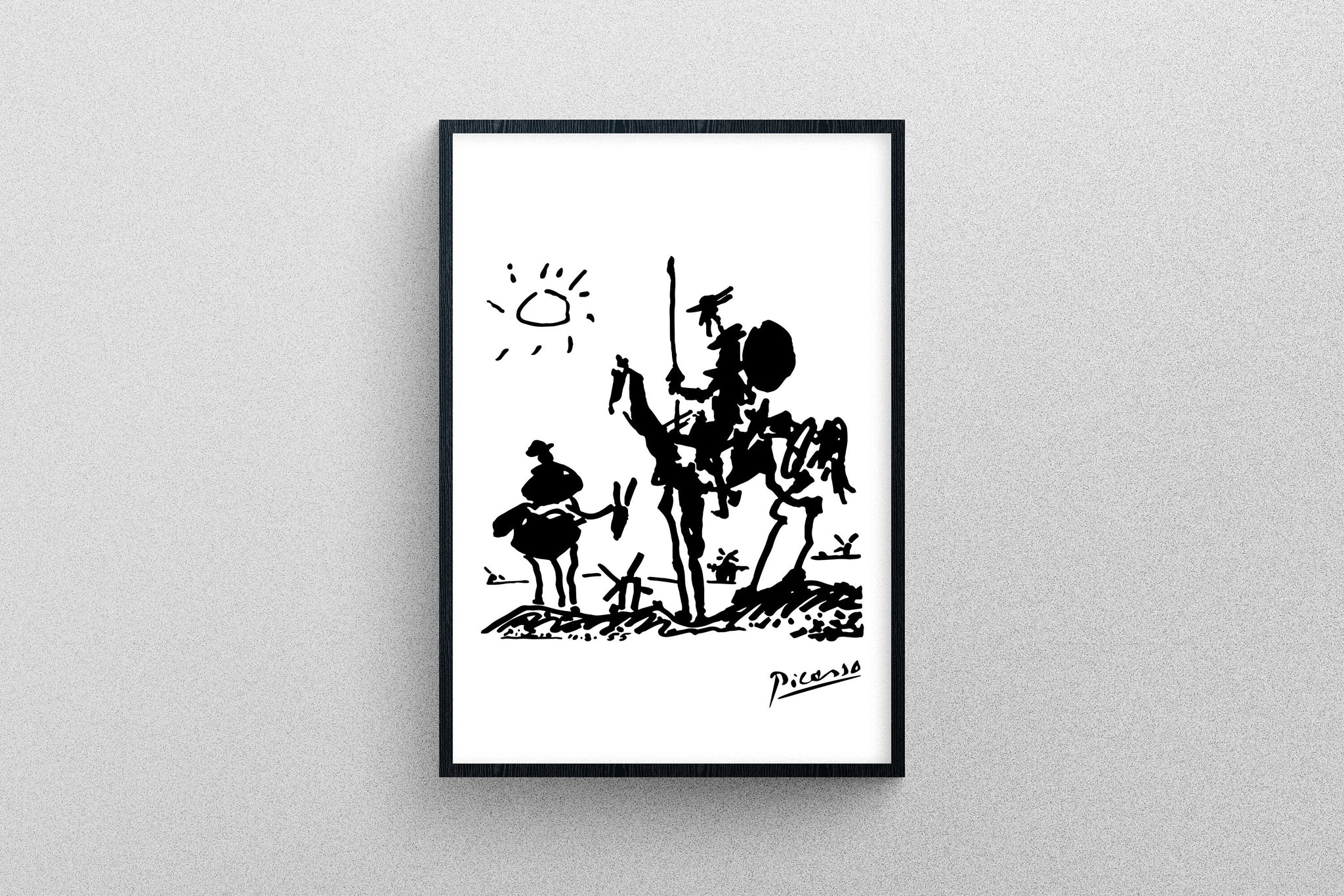 Picasso's Cowboy Sketch | Exhibition Print in High Resolution – Big Art ...