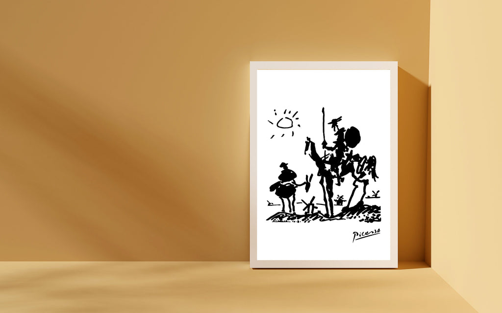 Picasso's Cowboy Sketch | Exhibition Print in High Resolution – Big Art ...