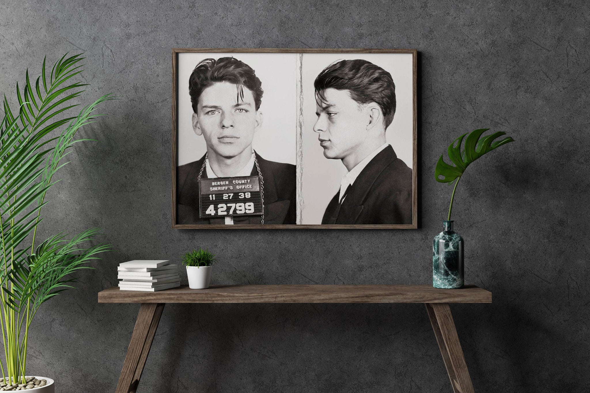 Frank Sinatra Mugshot 1938 Poster – Big Art Shop