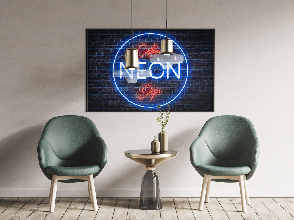Custom Neon Sign art Print – Big Art Shop